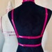 NEW Satin Pentagram Cage Bra Harness + Choker - Etsy