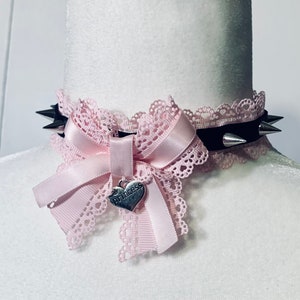 NEW Mall Goth Spike Princess Collar - Etsy
