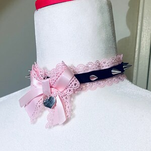 NEW Mall Goth Spike Princess Collar - Etsy