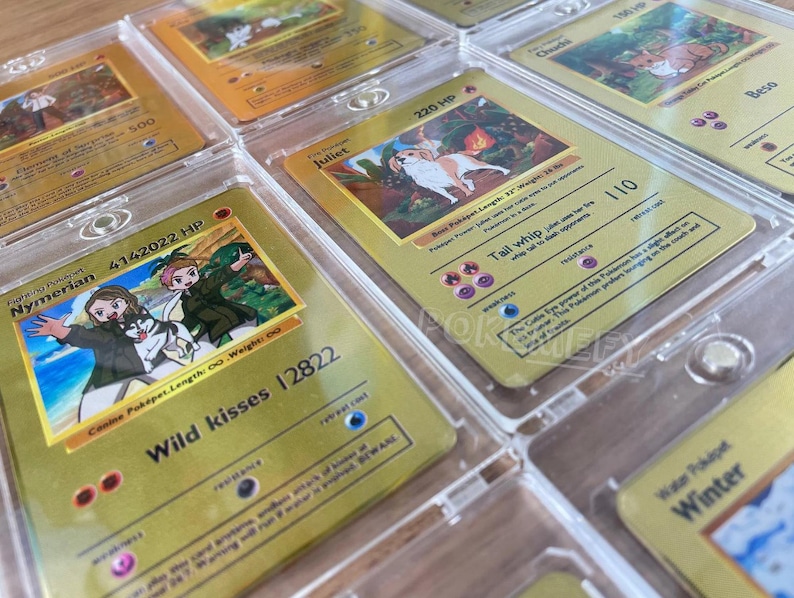 Custom Pokemon Cards, Personalized Pokémon Cards, Pokemon Gifts ...