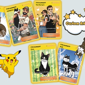 Custom Pokemon Card, Pokemon Cards, Metal Personalized Pokemon Cards ...