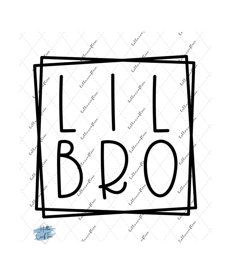 LIL BRO | SVG | Digital Download | Printable - Etsy
