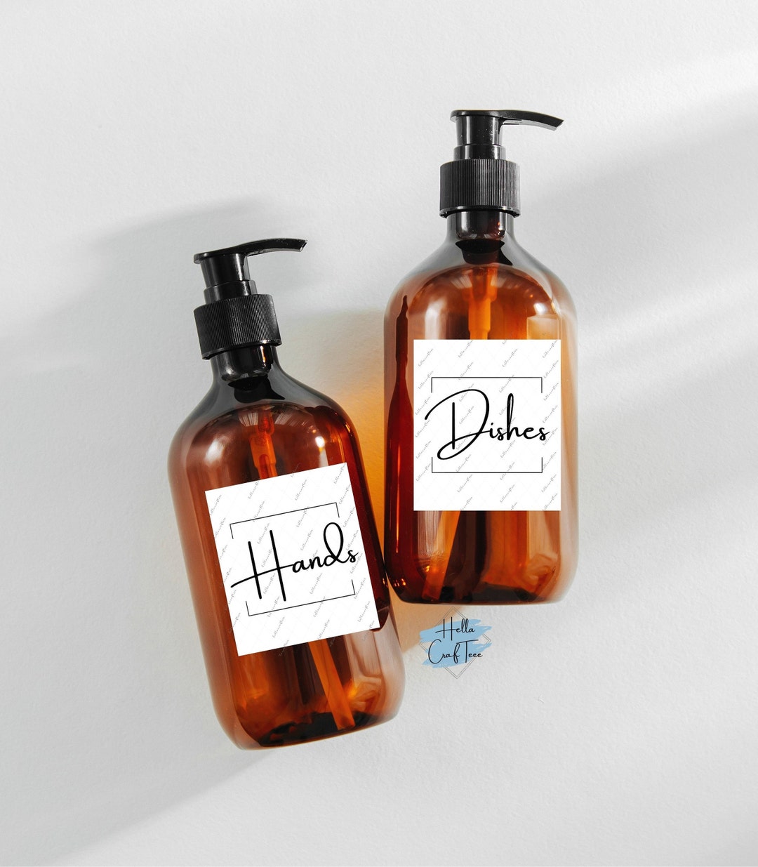 Soap Dispenser Labels - Hands & Dishes | Digital Downloads | SVG ...