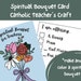 Spiritual Bouquet Card for Teacher: Catholic Craft/activity - Etsy