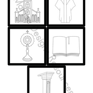 Mass Themed Catholic Memory Matching Game - Etsy