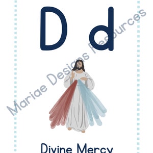 Catholic Alphabet Cards, Decor for Classroom - Etsy