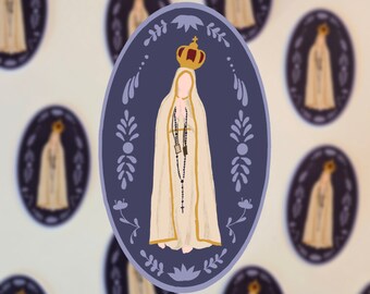 Our Lady of Fatima Sticker - Etsy