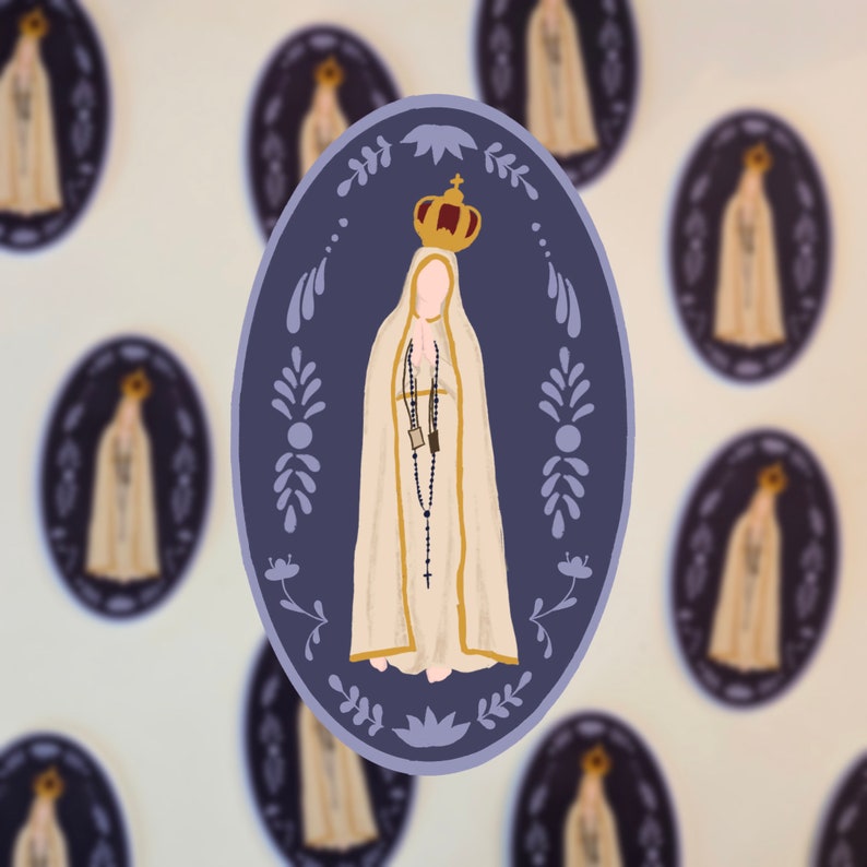 Our Lady of Fatima Sticker - Etsy