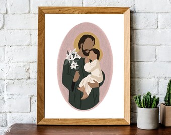 St. Joseph Print | Etsy