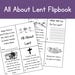 All About Lent Flipbook Activity - Etsy Canada