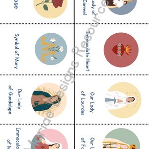 Catholic Marian Bingo Bundle - Etsy