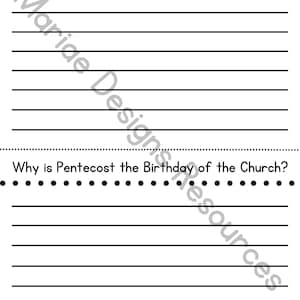 Pentecost: Birthday of the Church Craft/activity - Etsy