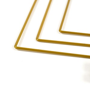 1/10PCS Square Metal Wreath Frame From With Card Holder for DIY Wedding ...