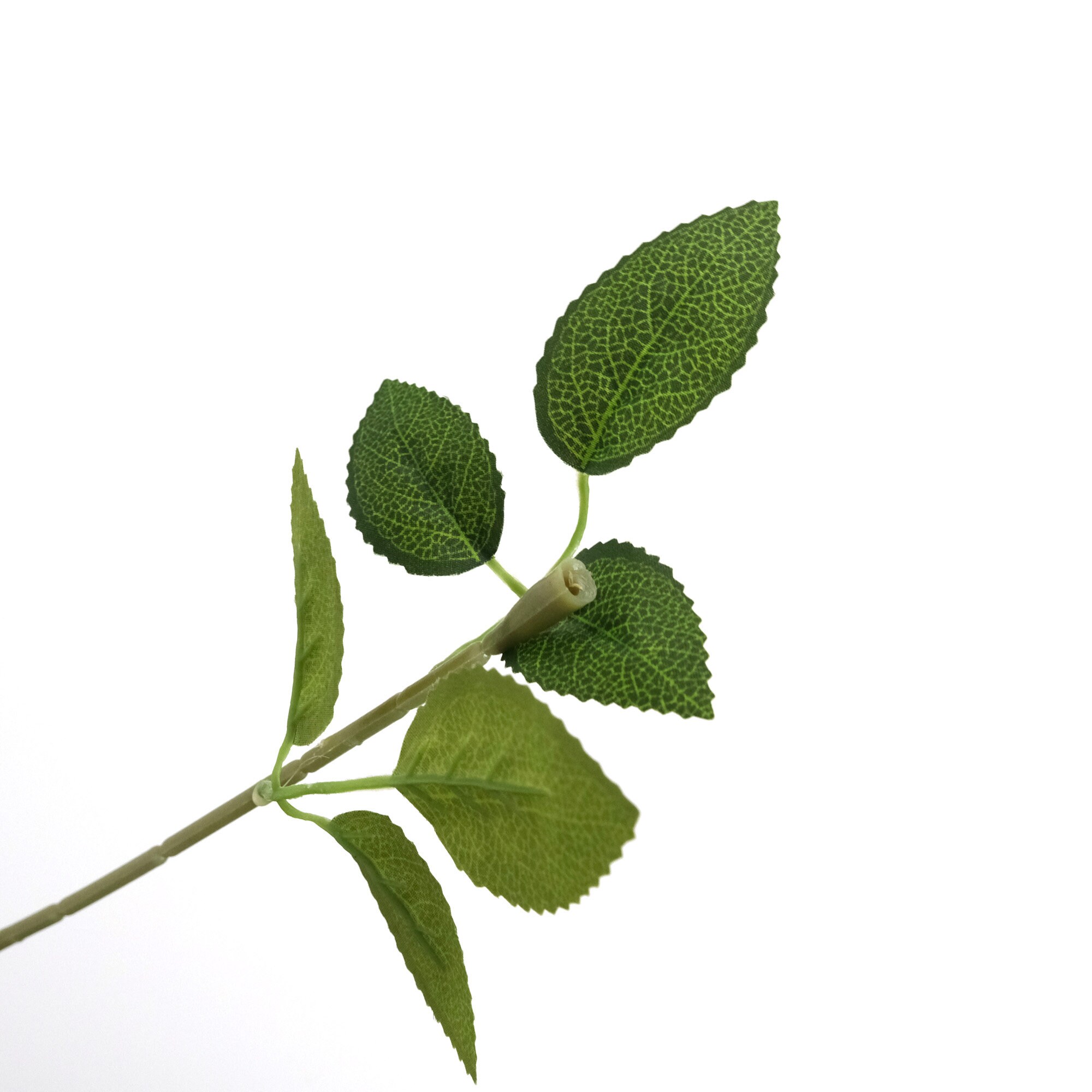 Artificial Rose Flower Stem With Leaves Plastic Rose Floral - Etsy