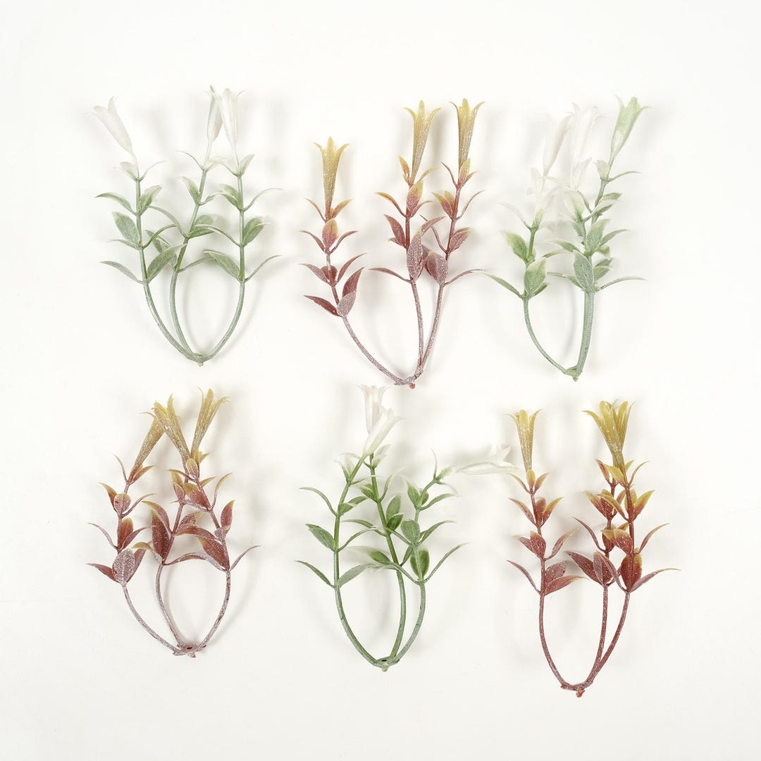2/200PCS Artificial Lily of the Valley Stems Leaves W/dusty Faux ...