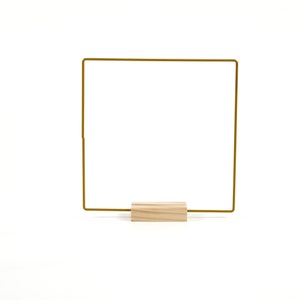 1/10PCS Square Metal Wreath Frame From With Card Holder for DIY Wedding ...