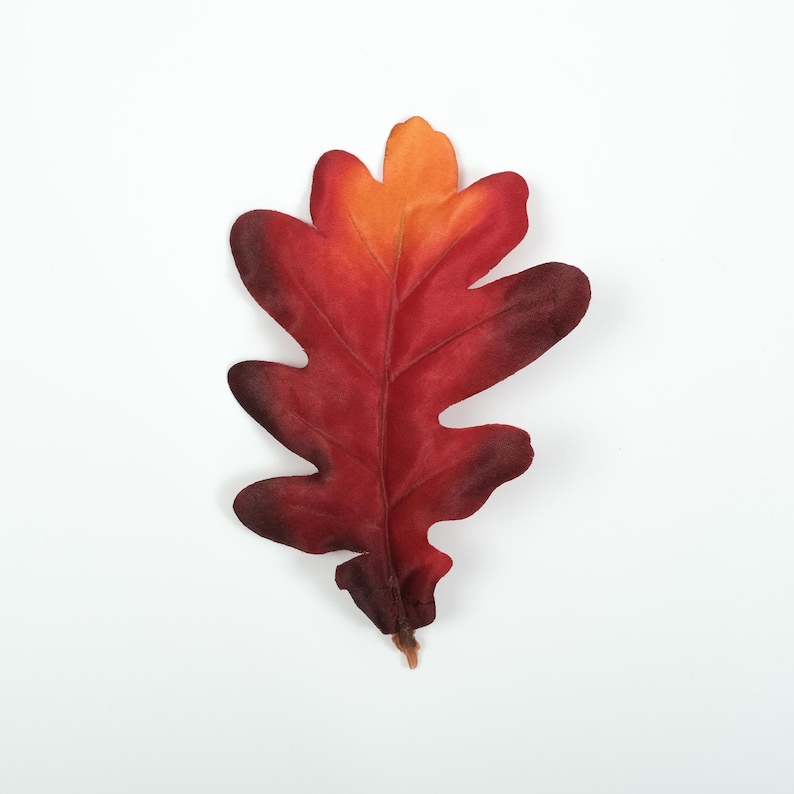 Bulk Oak Leaves 2-200pcs Artificial Silk Leaves 2 Size Maple Leaves for ...