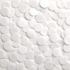8size White Round Non Woven Fabric Felt Cloth Felt Circles Felt Die ...