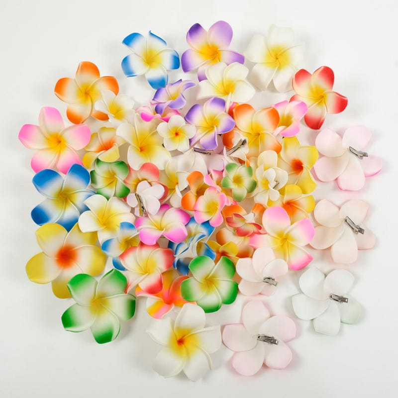 Hawaiian Hair Clips - Etsy