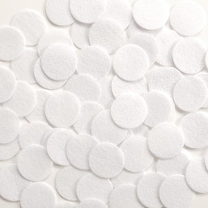 8size White Round Non Woven Fabric Felt Cloth Felt Circles Felt Die ...