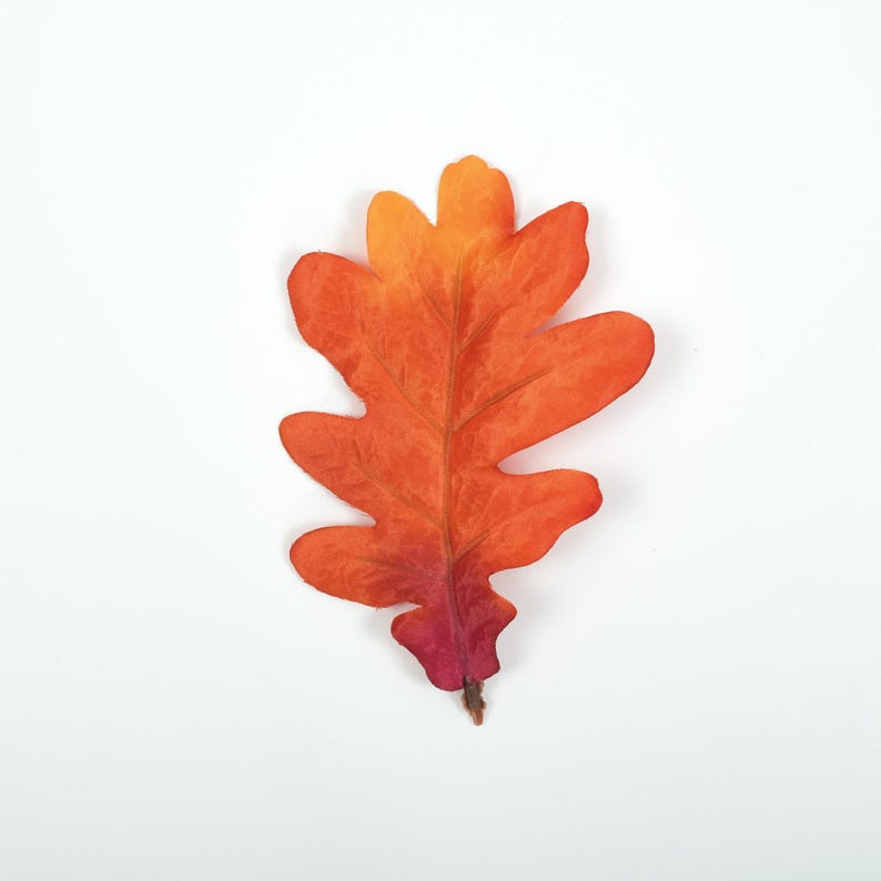Bulk Oak Leaves 2-200pcs Artificial Silk Leaves 2 Size Maple Leaves for ...