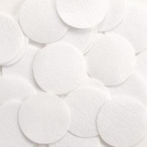 8size White Round Non Woven Fabric Felt Cloth Felt Circles Felt Die ...