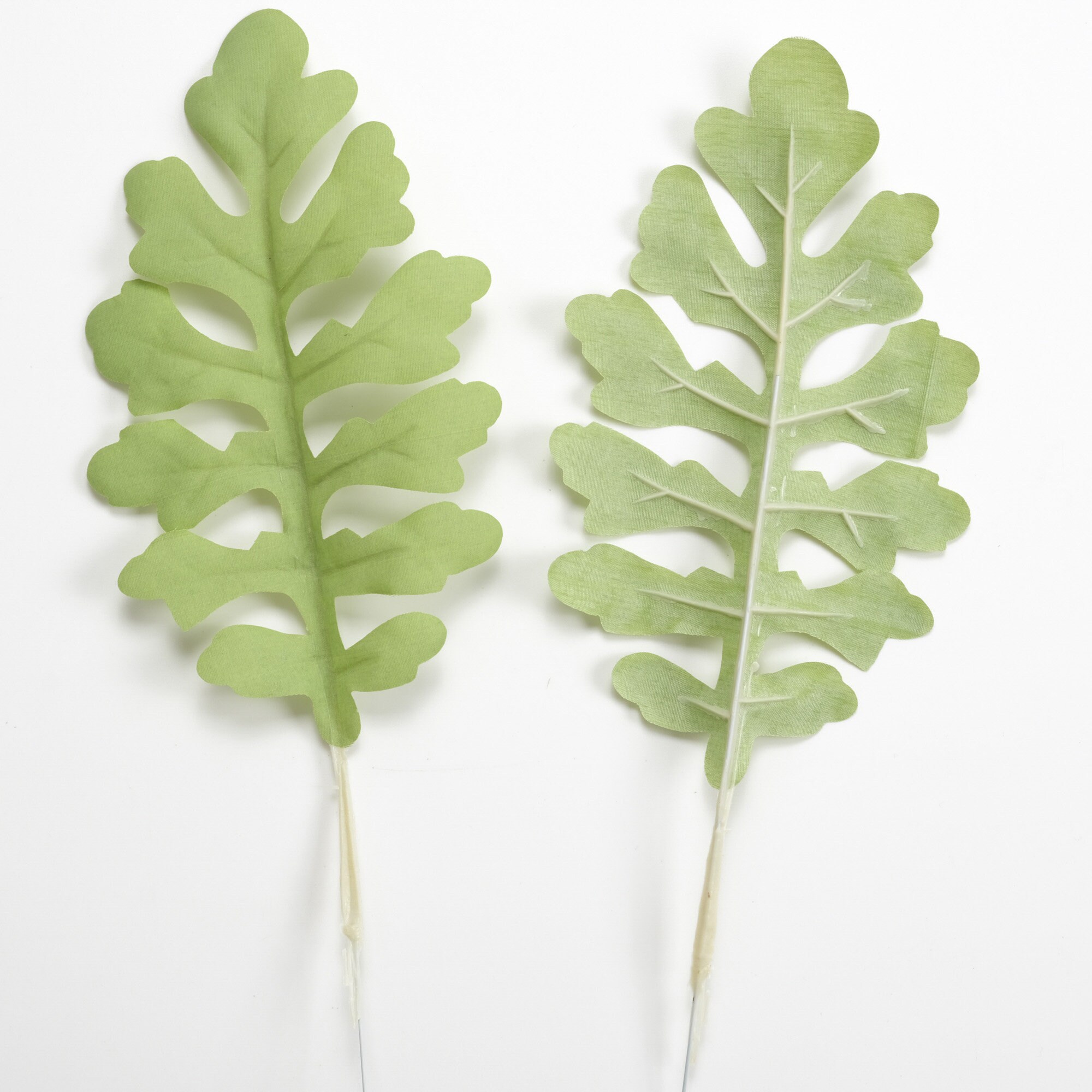 2/200P Fake Olive Green Oak Leaf Pick | Artificial Fall Greenery ...
