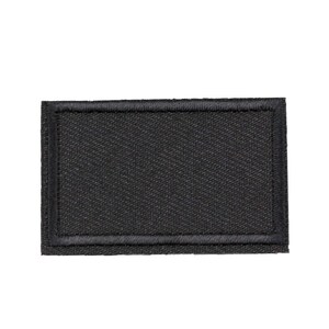1/300pcs Black Geometric Pattern Patch Rectangular Oval Patch Iron On ...