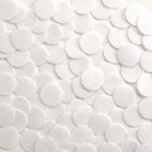 8size White Round Non Woven Fabric Felt Cloth Felt Circles Felt Die ...