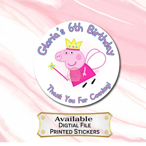 Peppa Pig Stickers - Etsy