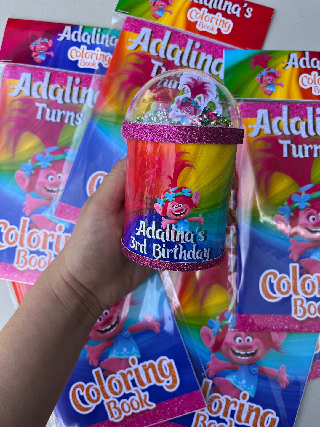 Trolls Pringles Shaker Poppy Pringles Shaker Party Favors Customize ...