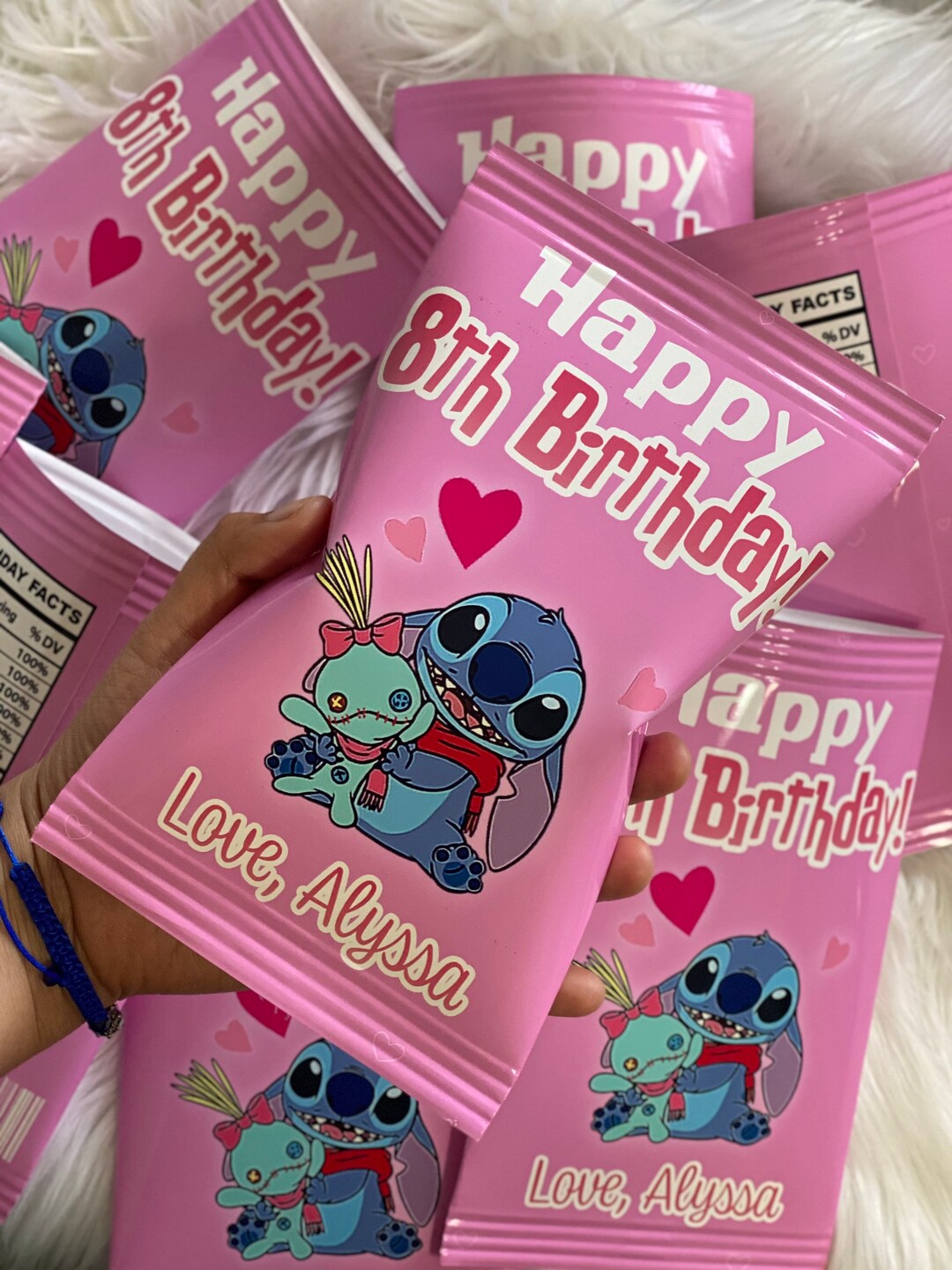Lilo and Stitch Chip Bags, Personalized Chip Bags, Lilo & Stitch Chip ...