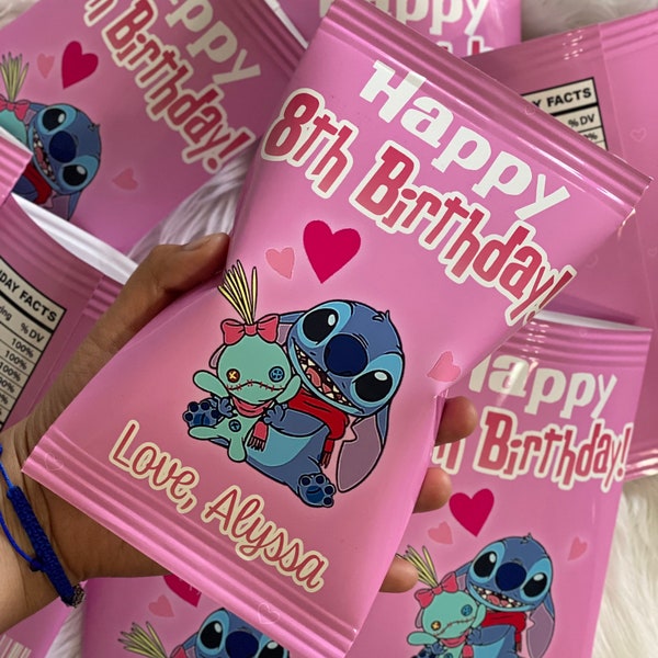 Stitch Chip Favor Bags - Etsy