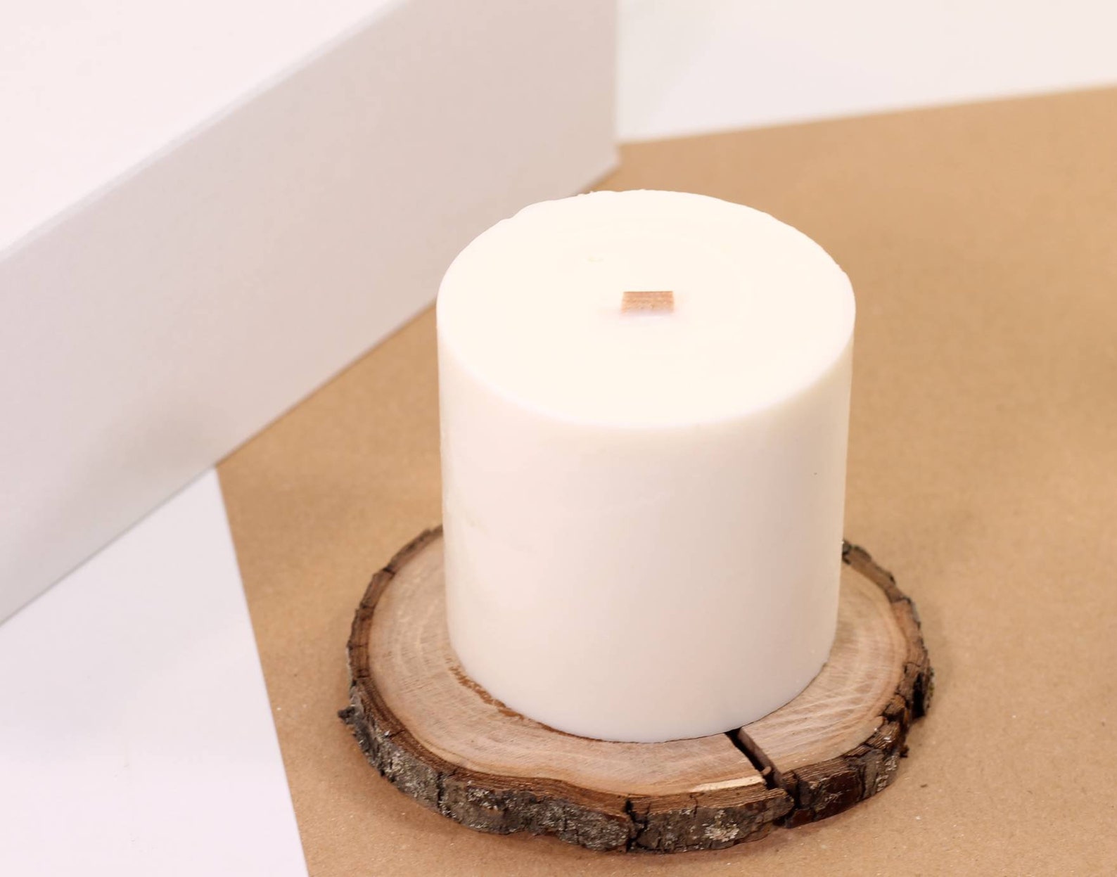 Cylindrical Candle Mold: DIY Pillar Candle Making With Wood & Cotton ...