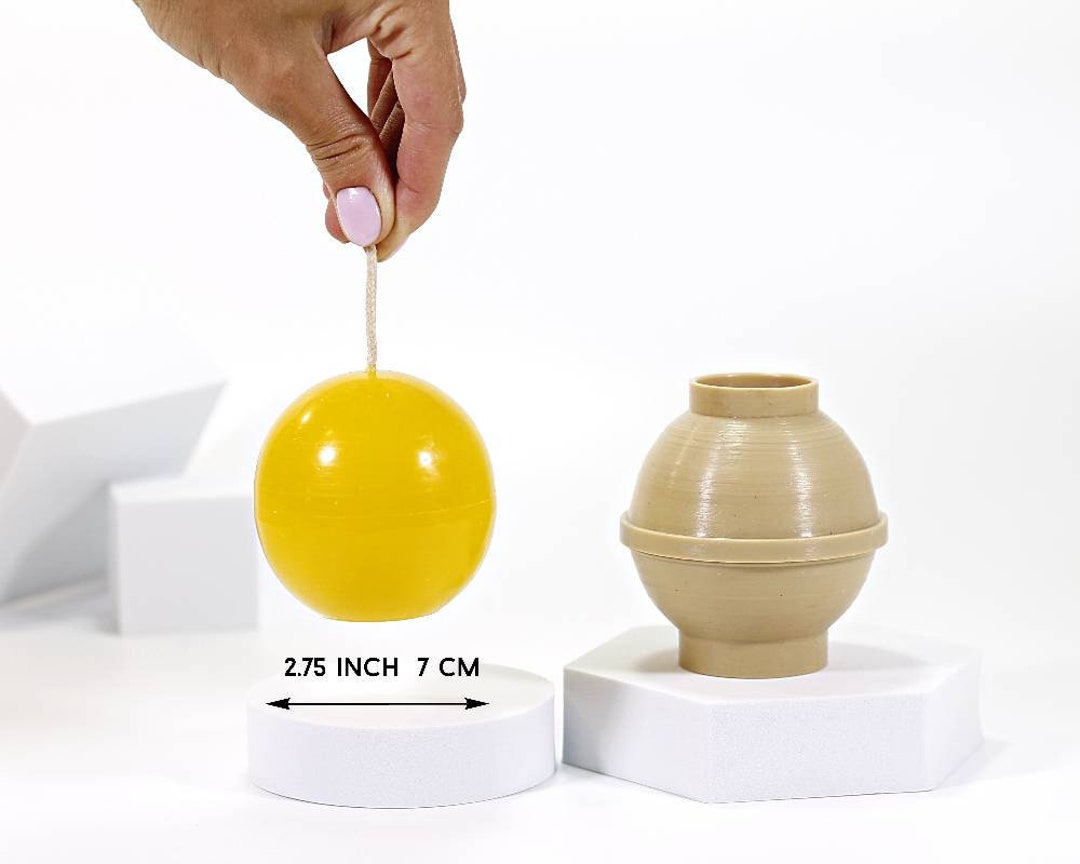 Sphere Candle Mold: 2.75 Inch DIY Candle Making - Etsy
