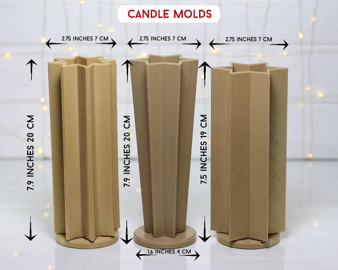 Star Shape Mold 7.9 in 20cm for Making Carved Candles Star - Etsy