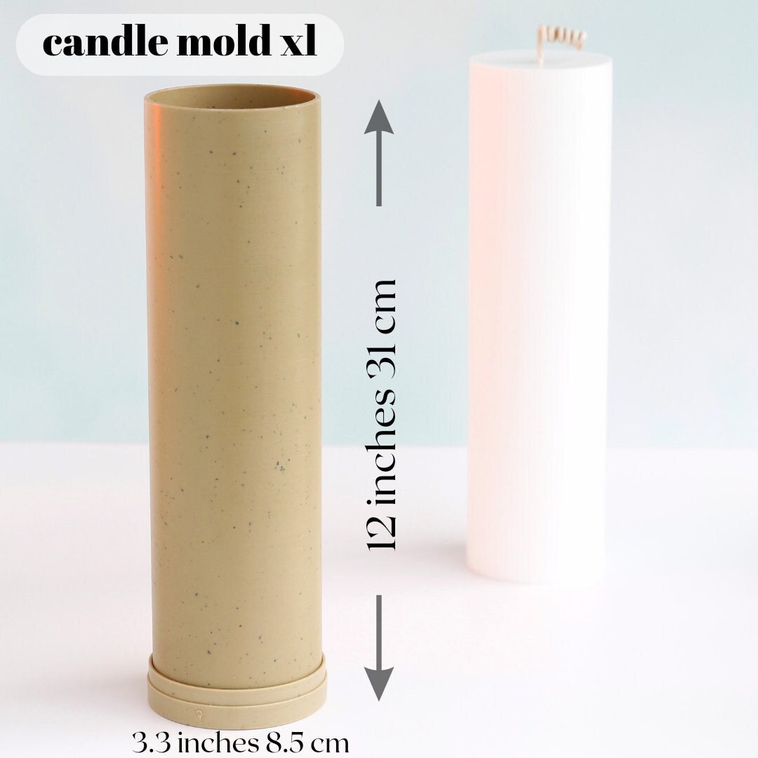 Big Pillar Mould - Cylinder 3.3"/12" - Diy Mold, Geometric Mold - Etsy