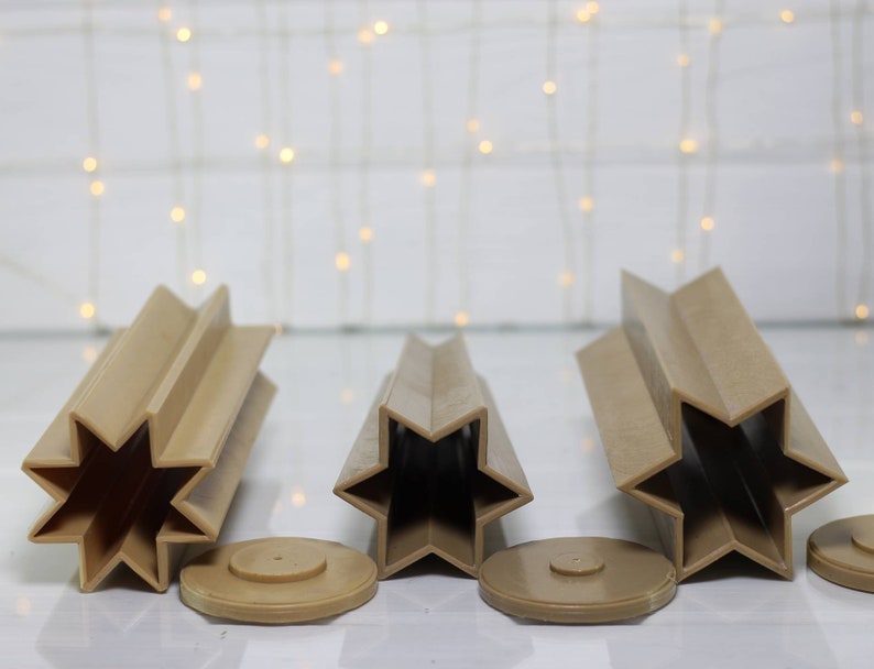 Star Shape Mold 7.9 in 20cm for Making Carved Candles - Star Candle ...