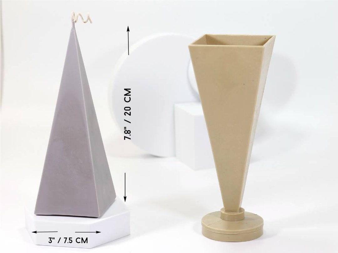 Pyramid Candle Mold: Durable Plastic, 7.8 Inch - Etsy