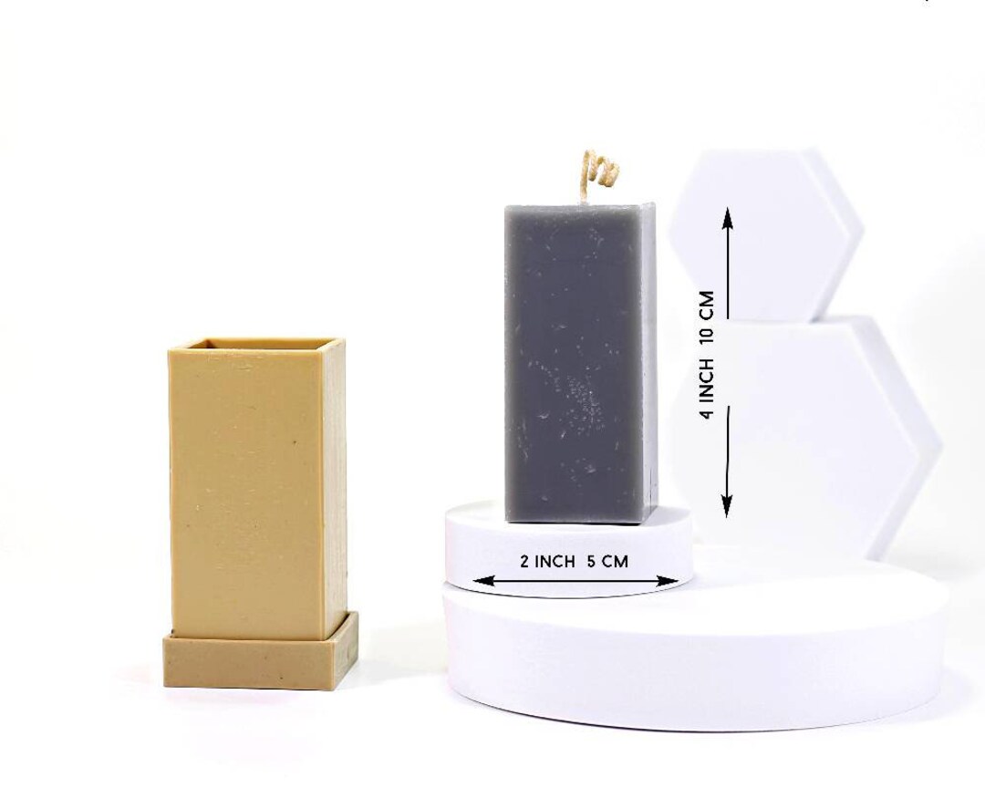 Geometric Prism Candle Mold DIY Homemade Candles - Cube Mold - Etsy