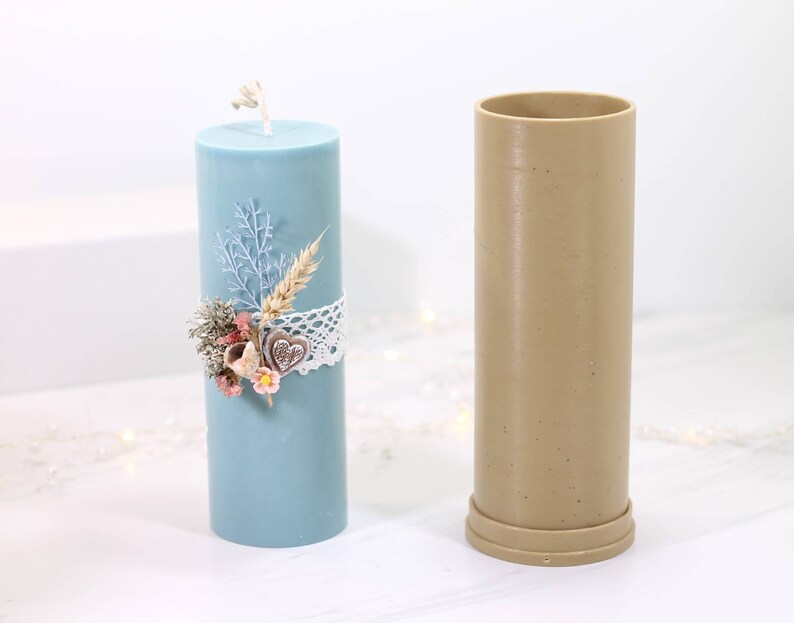 Cylindrical Candle Molds: Pillar Candle Making Set - Etsy