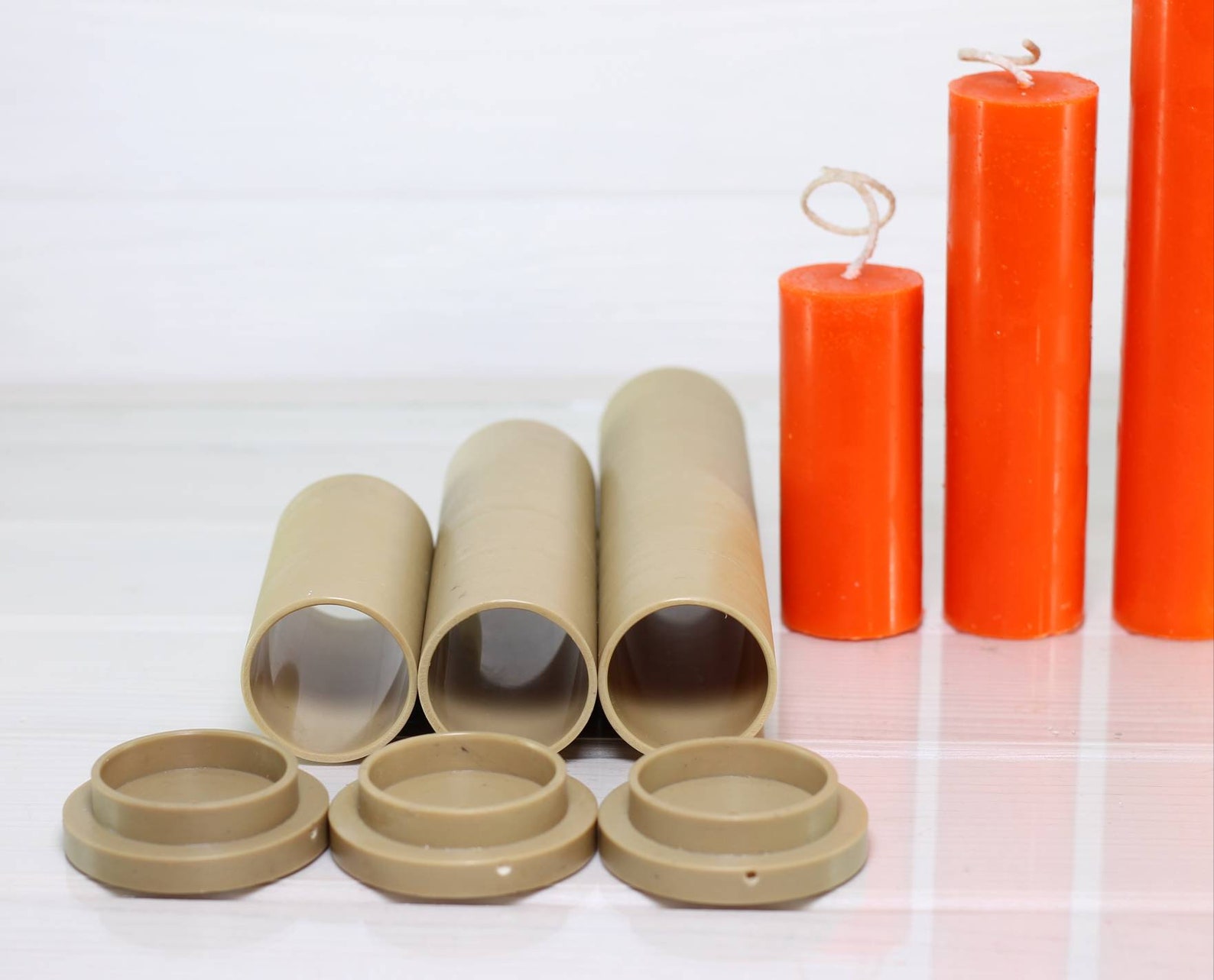 Round Pillar Candle Molds: DIY Candle Making, 1.57" Diameter - Etsy