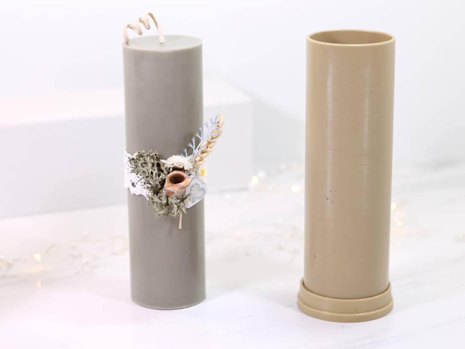 Cylindrical Candle Molds: Pillar Candle Making Set - Etsy