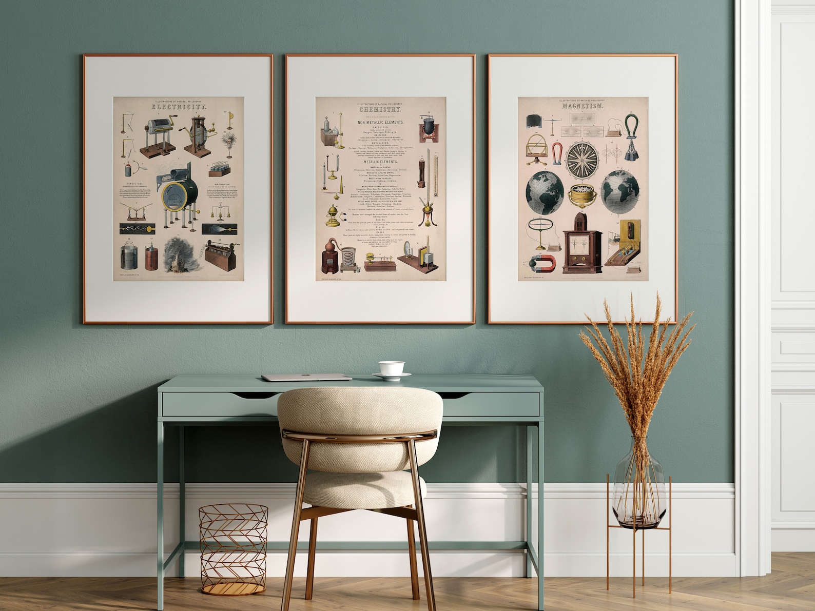 Digital Vintage Science Posters Printable Astronomy Decor for Teacher ...