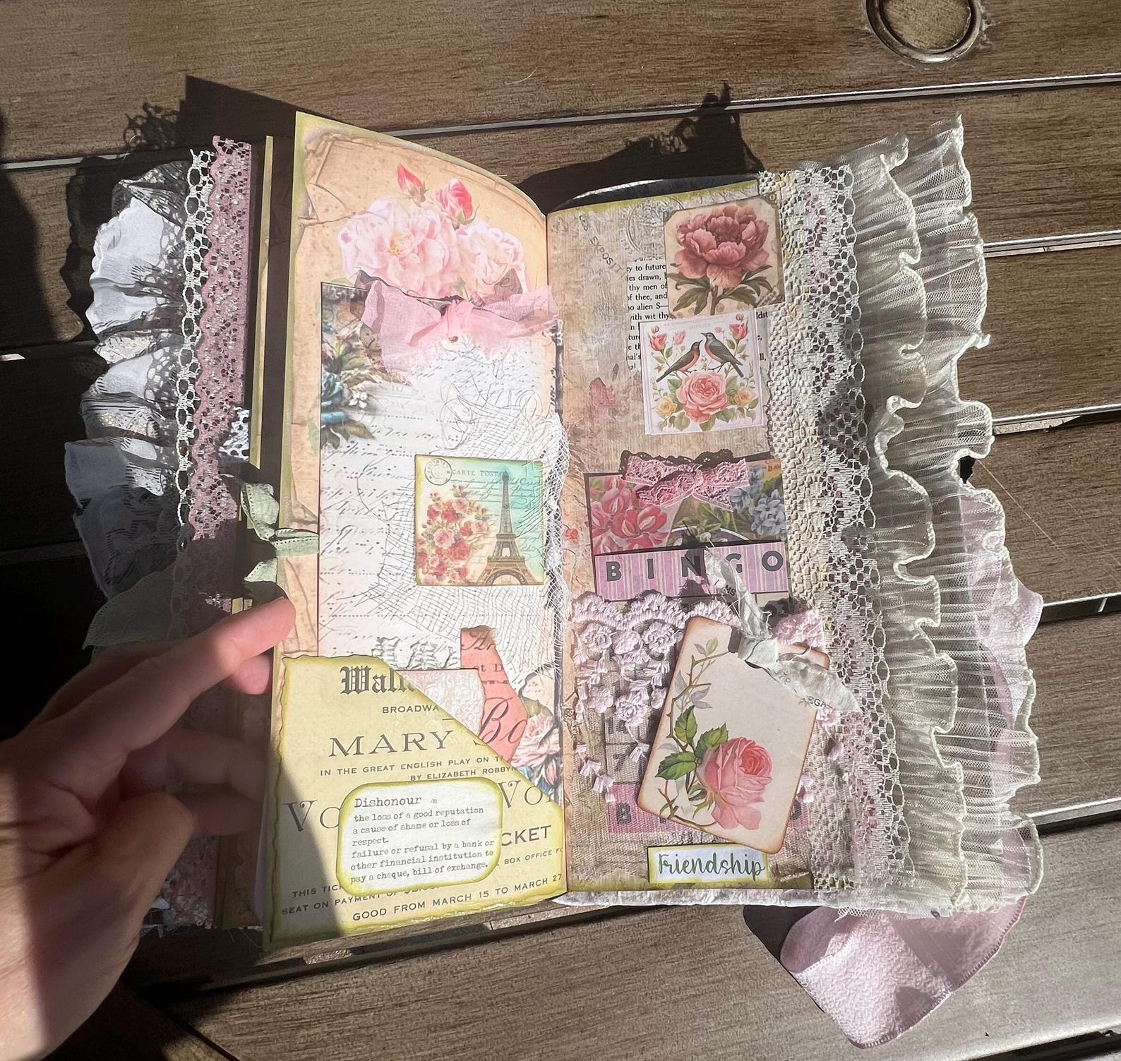 Handmade Journal; Soft Sided and Removable Signatures, Vintage Inspired ...