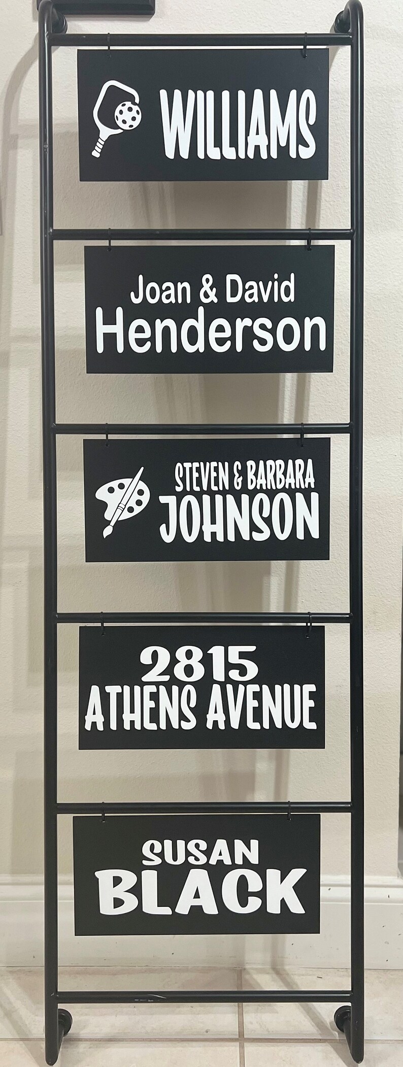 Address or Name Plate Lamp Post Sign - Etsy