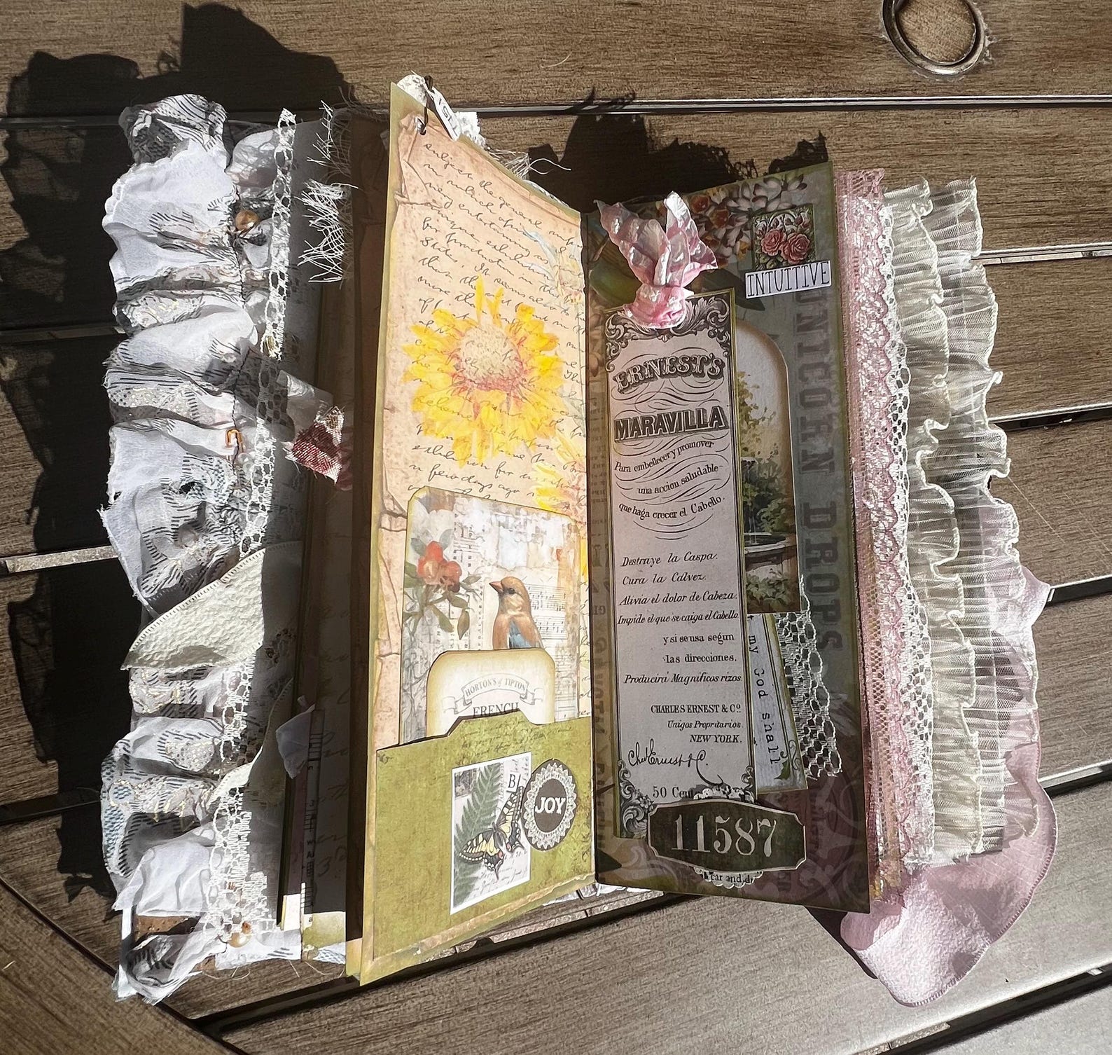 Handmade Journal; Soft Sided and Removable Signatures, Vintage Inspired ...