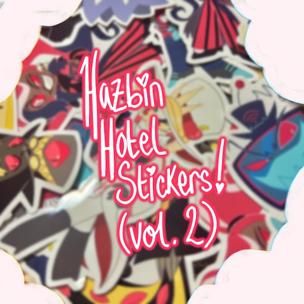 Hazbin hotel adam stickers - Etsy France