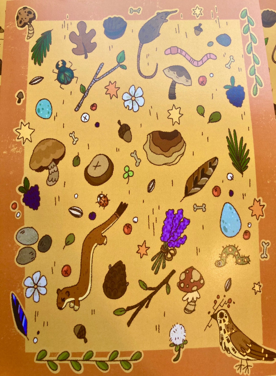 Natures Trinkets A4 Poster Print - Etsy