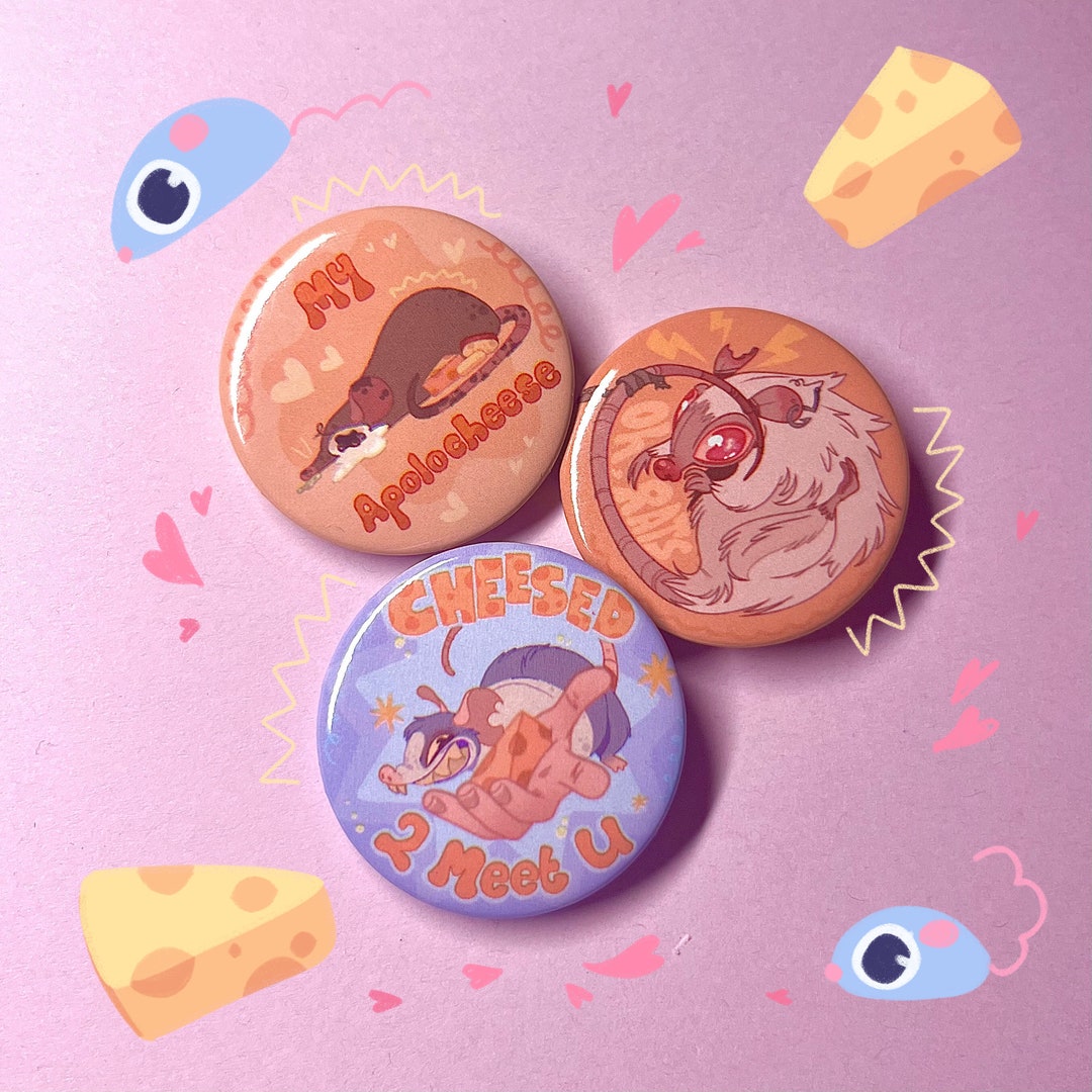 Silly Rats Button Badges - Etsy